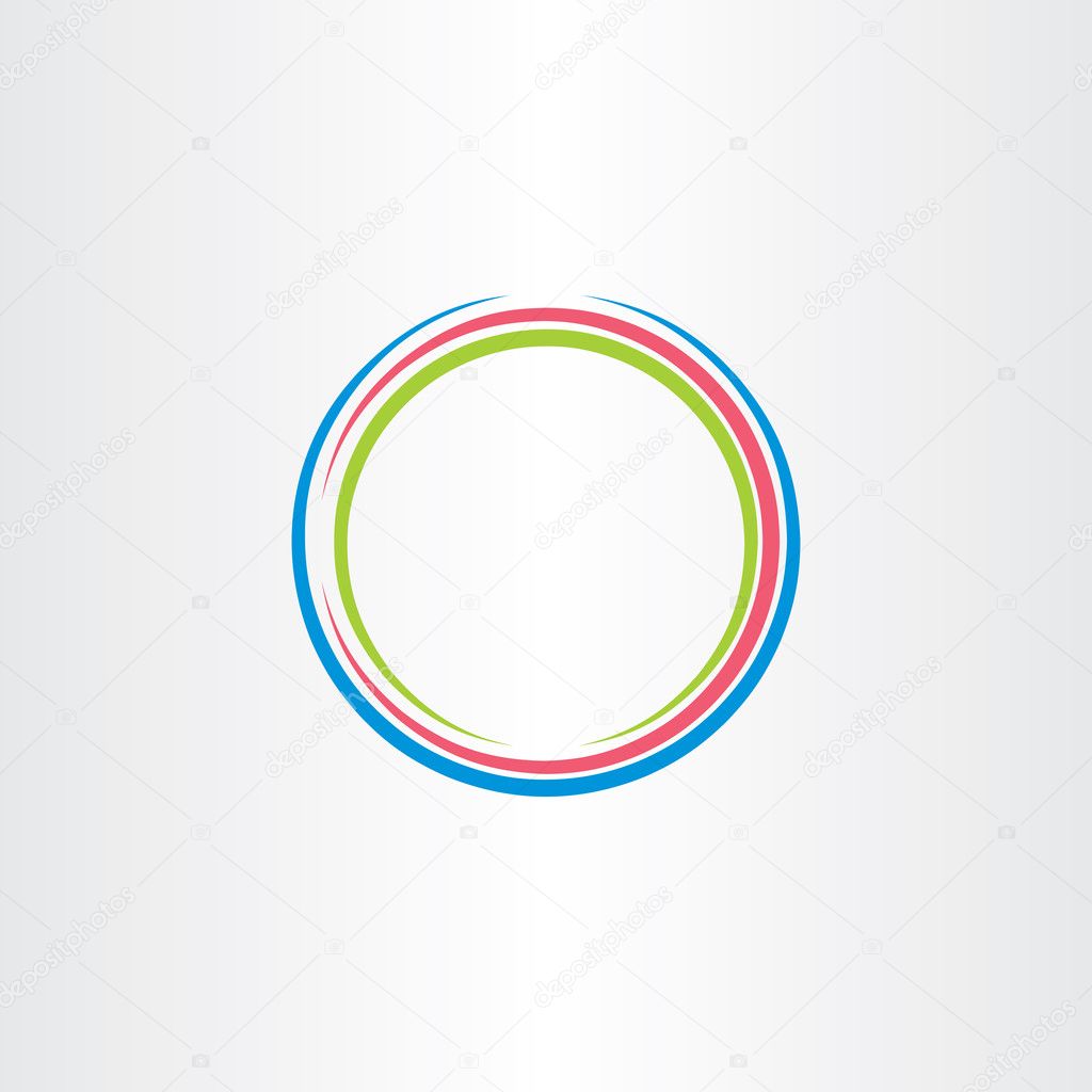 Circle colorful frame icon vector background design symbol Stock Vector ...