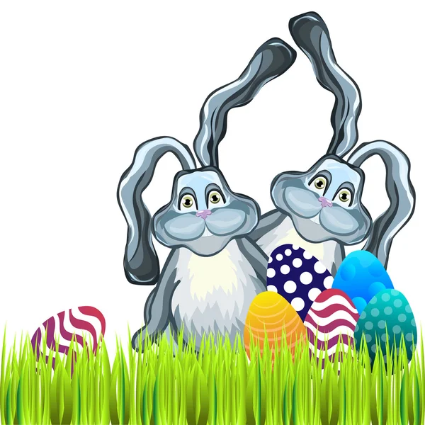 Cartoon Rabbit Carrying Easter Egg Stock Vector Image by ©tigatelu ...