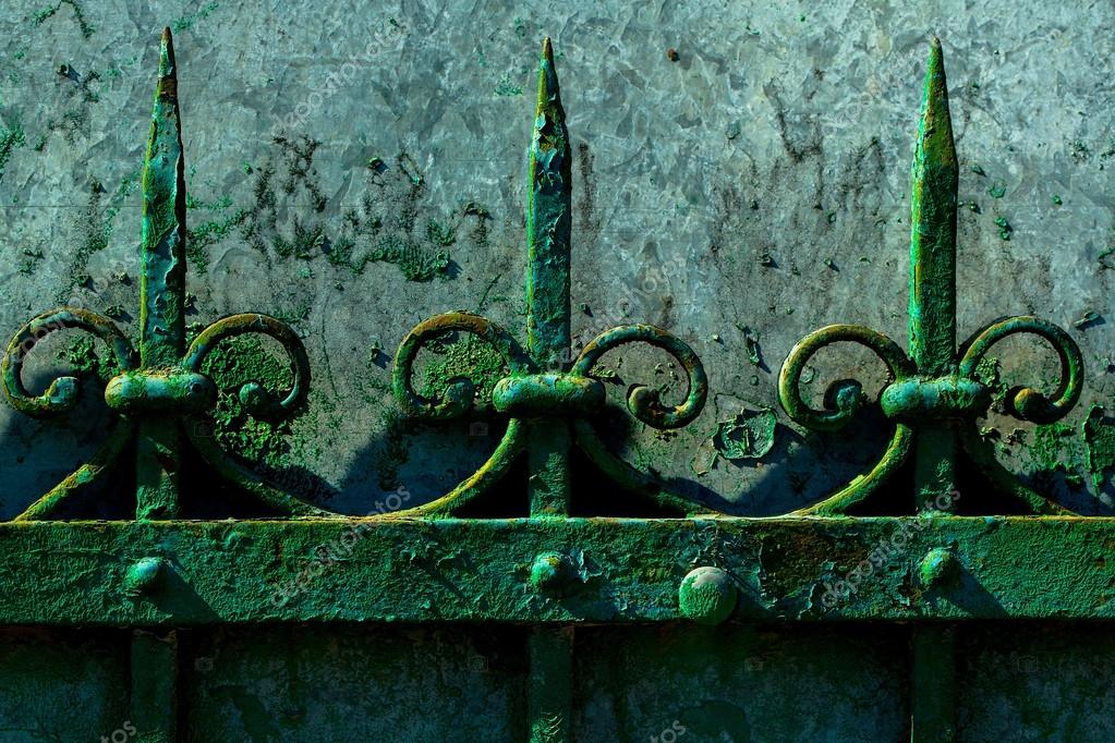 Old rusty fence Stock Photo by ©Tverdohlib.com 111651318