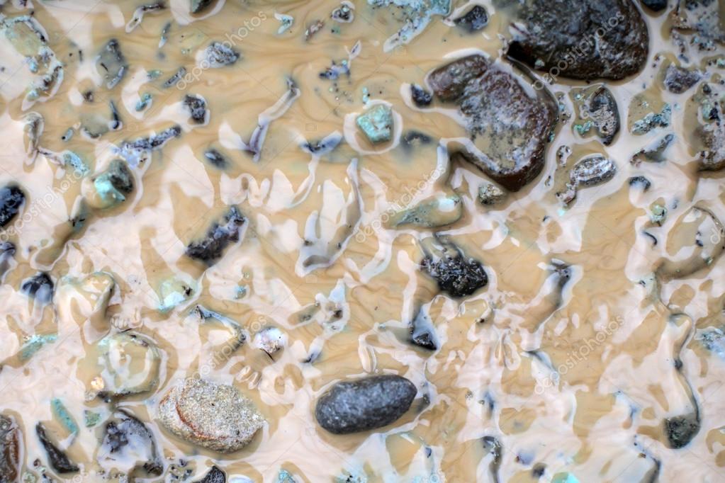 Water flow with mud Stock Photo by ©Tverdohlib.com 119448278