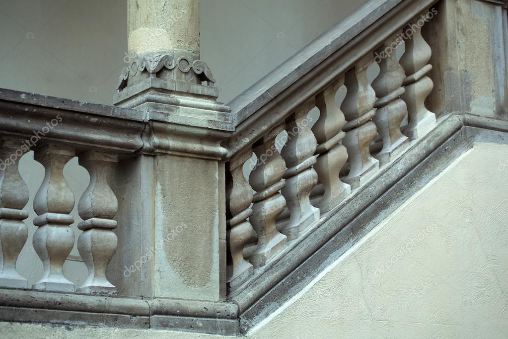 Stone balustrade of parapet — Stock Photo © Tverdohlib.com #122718124