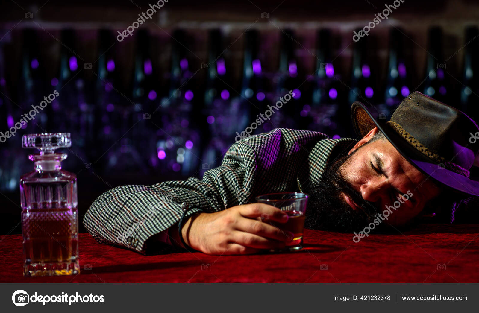 Drunk Guy At Bar