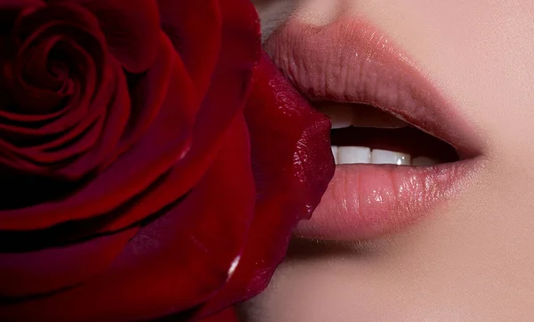 Lips and rose Stock Photos, Royalty Free Lips and rose Images | Depositphotos