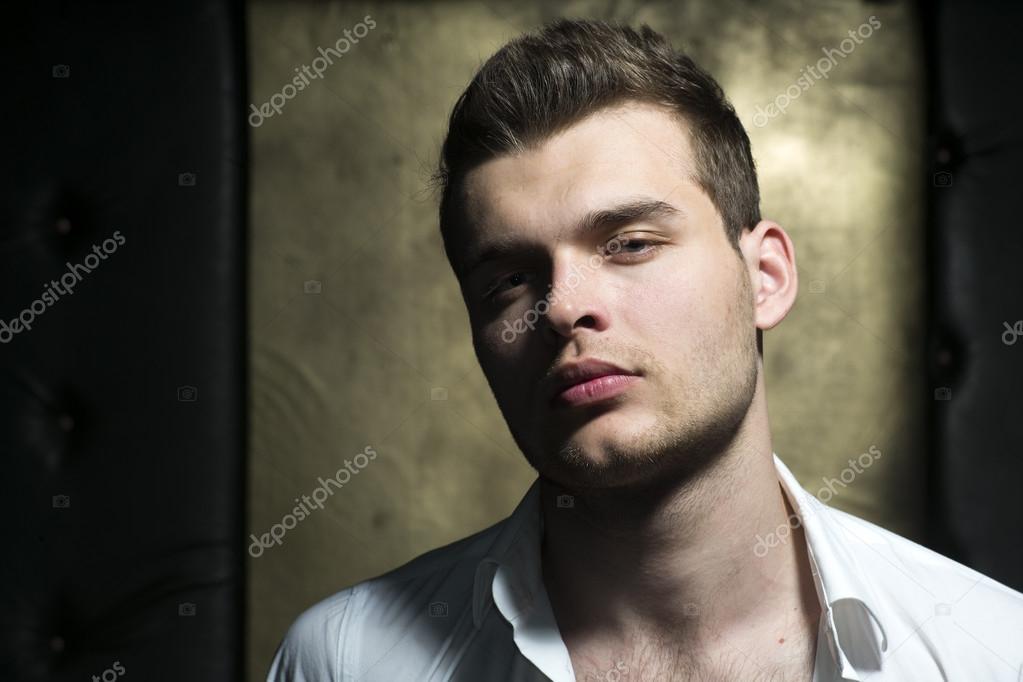 Fashion man face close up — Stock Photo © Tverdohlib.com #71515237 Fashion man face close up — Stock Photo © Tverdohlib.com #71515237