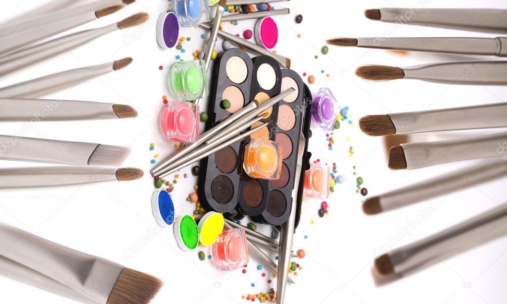 Colorful make-up set Stock Photo by ©Tverdohlib.com 85652160