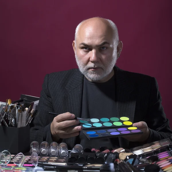 Professional visagiste in studio Stock Photo by ©Tverdohlib.com 89033396