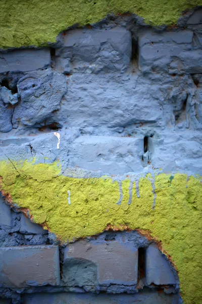 Blue yellow brick background - Stock Image - Everypixel