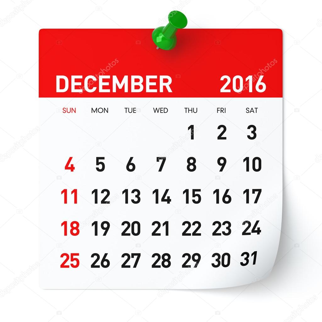 Calendario De Diciembre