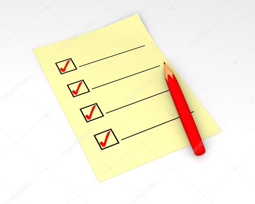 Check List Completed Stock Photo by ©klenger 90039870