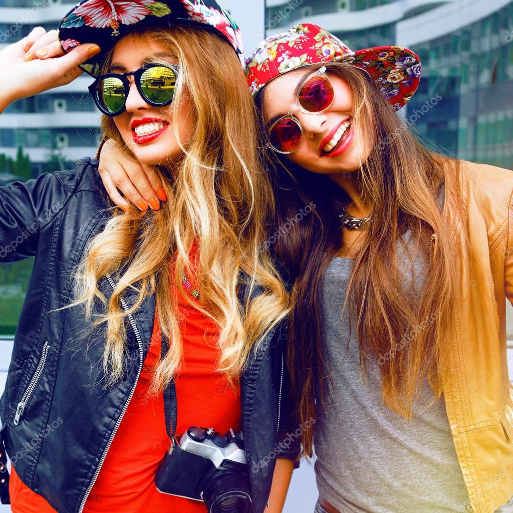 Pretty young girls — Stock Photo © AnnHaritonenko #75374463