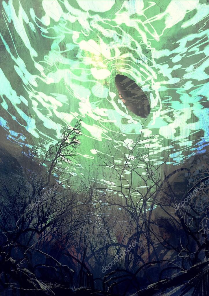 Underwater view with the tree branch Stock Photo by ©grandfailure 77221687