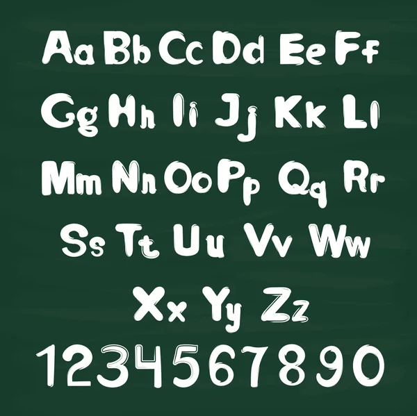 White letters on chalkboard background. Stock Vector Image by ©lara ...