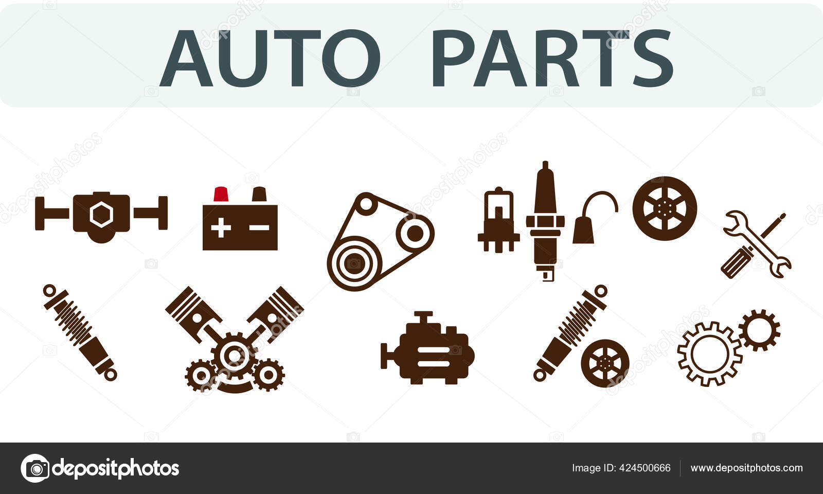 Auto Parts Store Icon