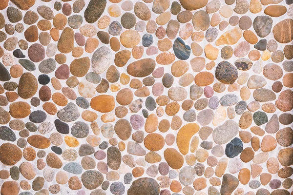 Pebble stone floor tile texture — Stock Photo © jpkirakun #90334656