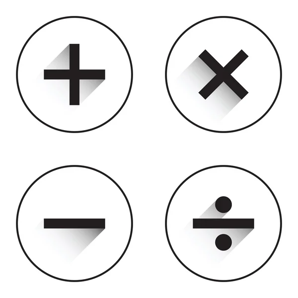 basic mathematical symbols equal less greater — Stock Vector © kraphix ...