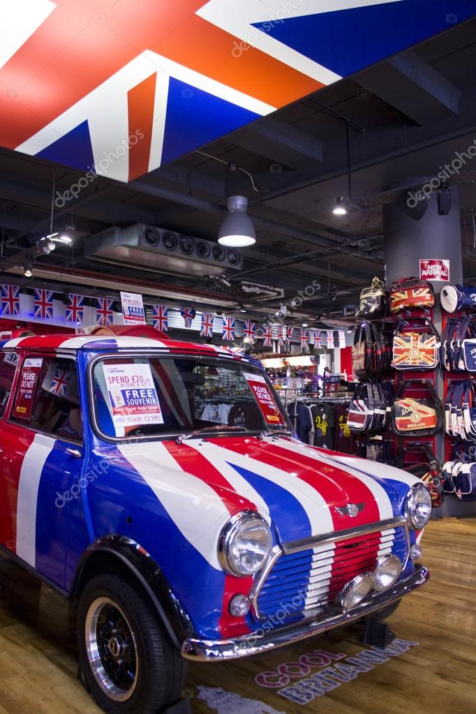 British Flag Mini Cooper