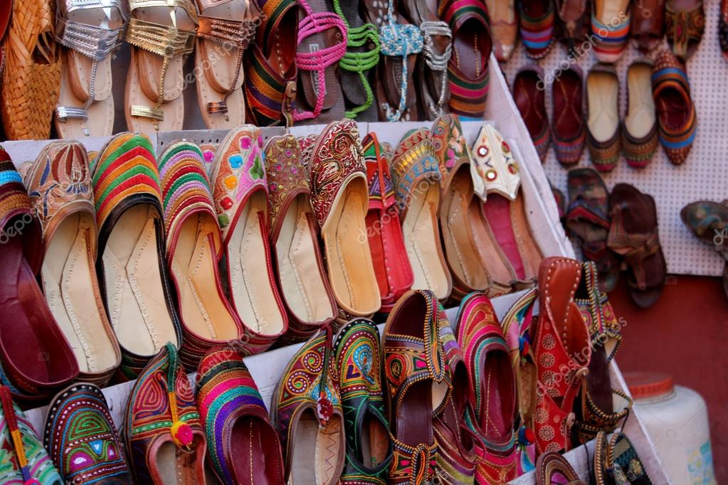 Traditional Indian shoes – Stock Editorial Photo © greta6 #60677541