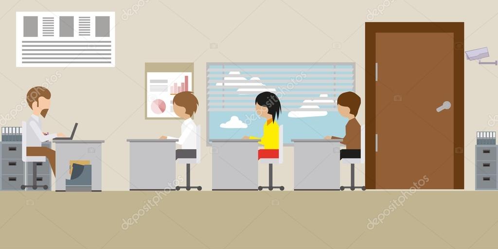 Teacher teaching math in a classroom Stock Illustration by ©sasha_zerg ...