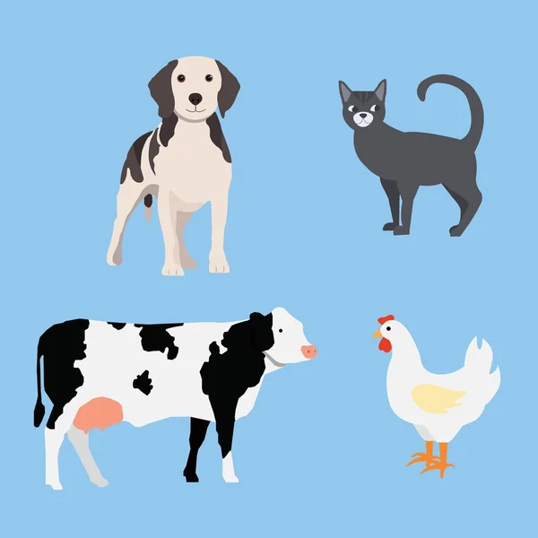 Farm animals vector Stock Vector Image by ©newgena #160913018