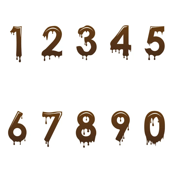 11,897,065 Números de chocolate Vector Images | Depositphotos