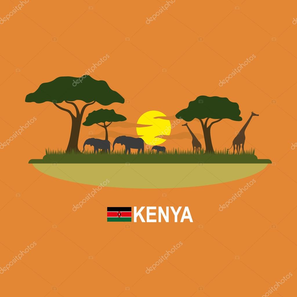 Kenya safari infographic Stock Vector Image by ©sasha_zerg #85009686