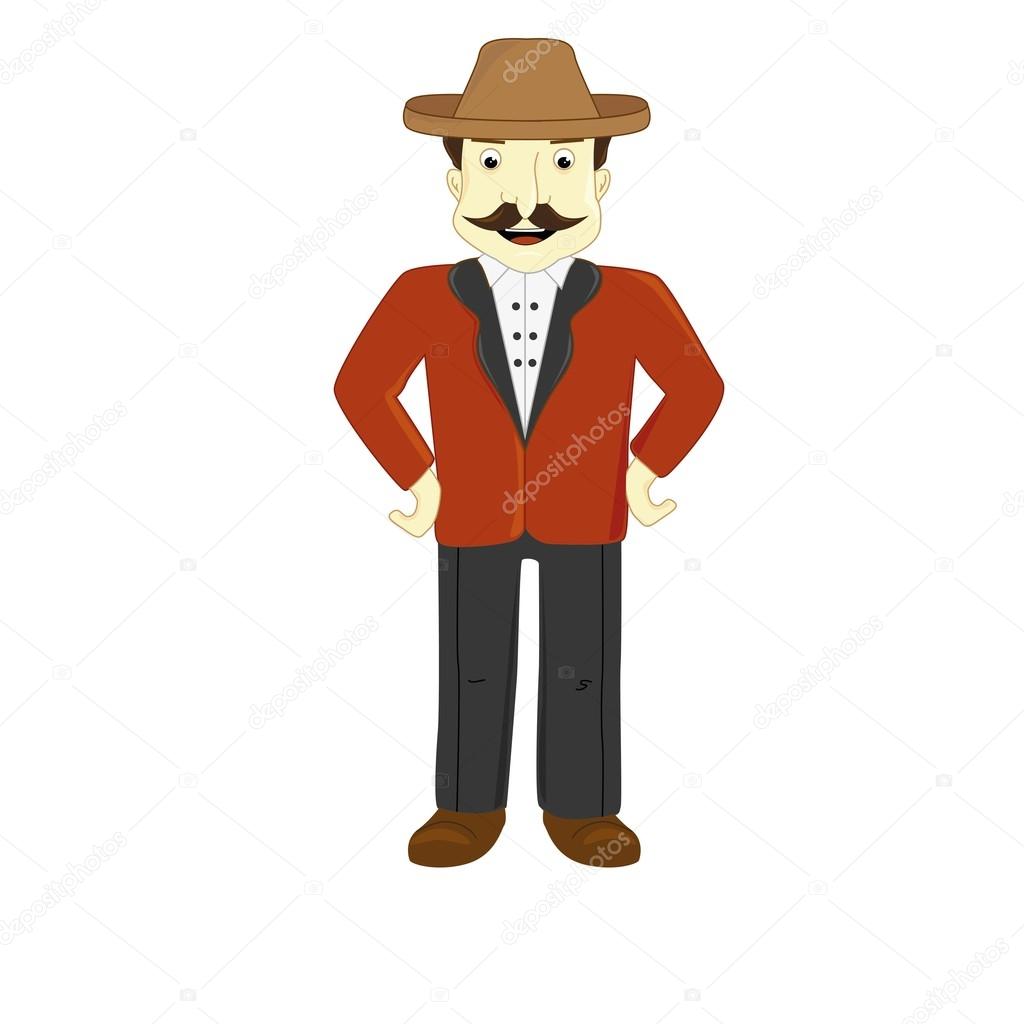 Hombre Animado Con Traje Hombre Dibujos Animados Traje Imagen Gratis