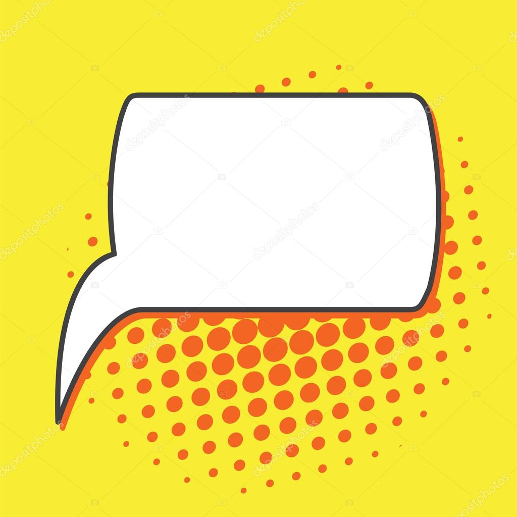 Pop art speech bubble Stock Vector Image by ©agatalina #100227634