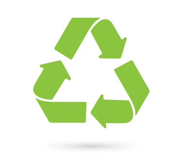 Green recycle logo | Green Recycle logo vector — Stock Vector ...