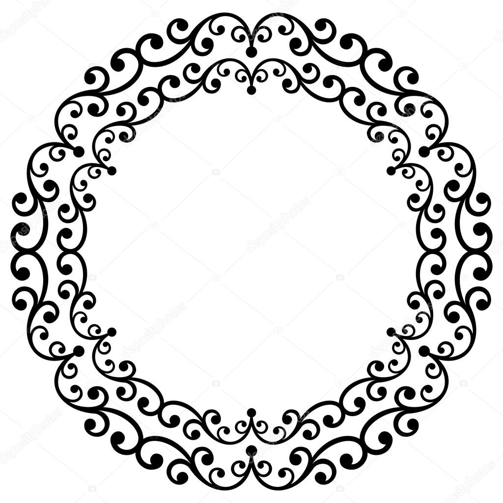 Cool Round Frame Vector Images