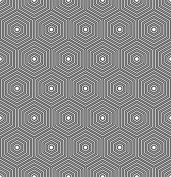 Hexagons seamless texture. Geometric pattern. — Stock Vector © troyka ...