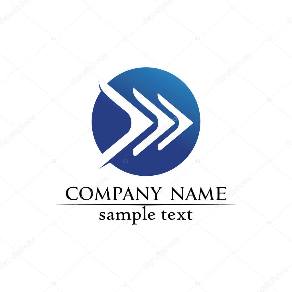 Icono de ilustraci n de vector de flechas Logo Dise o de plantilla 2024