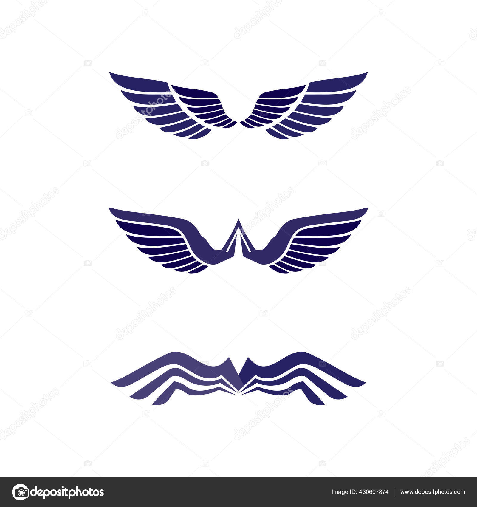 Falcon Wings Vector