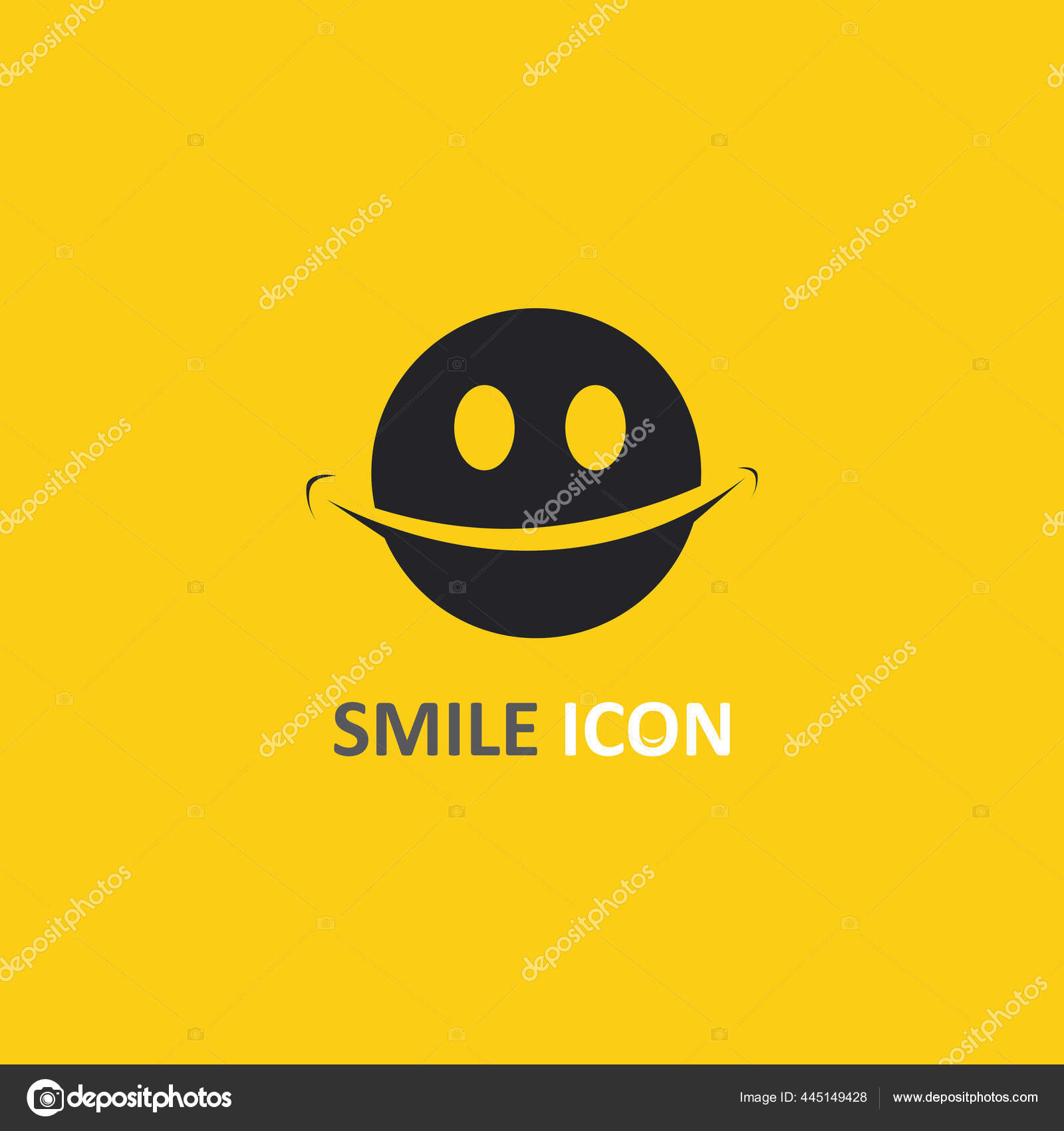 Smile Icon Smile Logo Vector Design Happy Emoticon Business Funny Stock ...