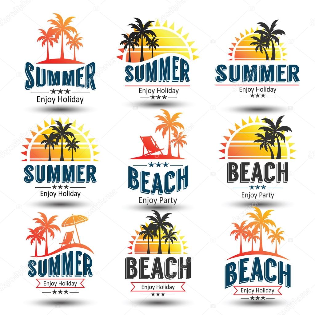 Summer emblem vector Stock Vector Image by ©10comeback #115921618