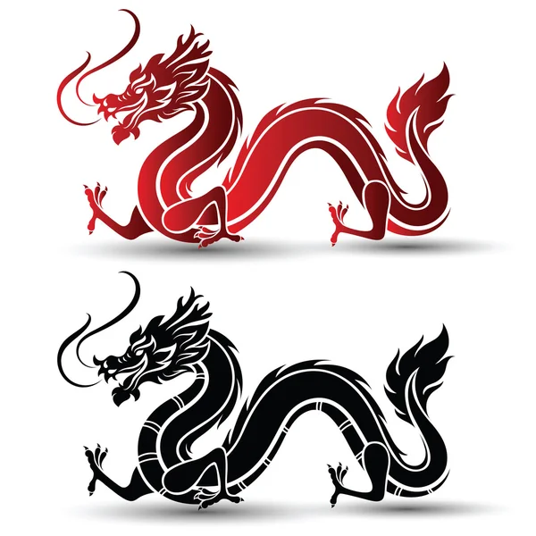 chinese Dragon vector - Stock Image - Everypixel