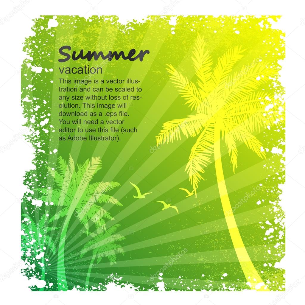 Beach banner background Stock Vector by ©10comeback 99323452