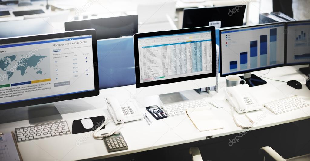 Accounting on Workplace Concept — Stock Photo © Rawpixel #100680842