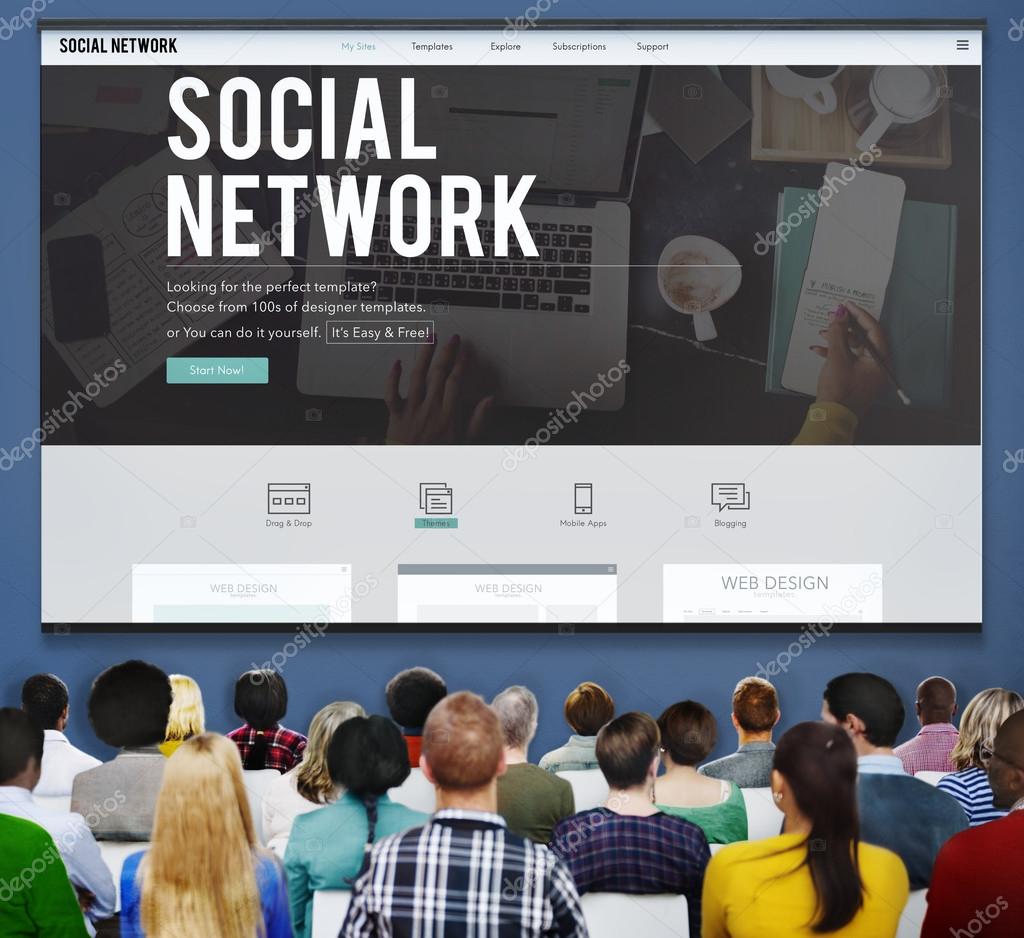 Social Network, Connection Concept — Stock Photo © Rawpixel #102461820