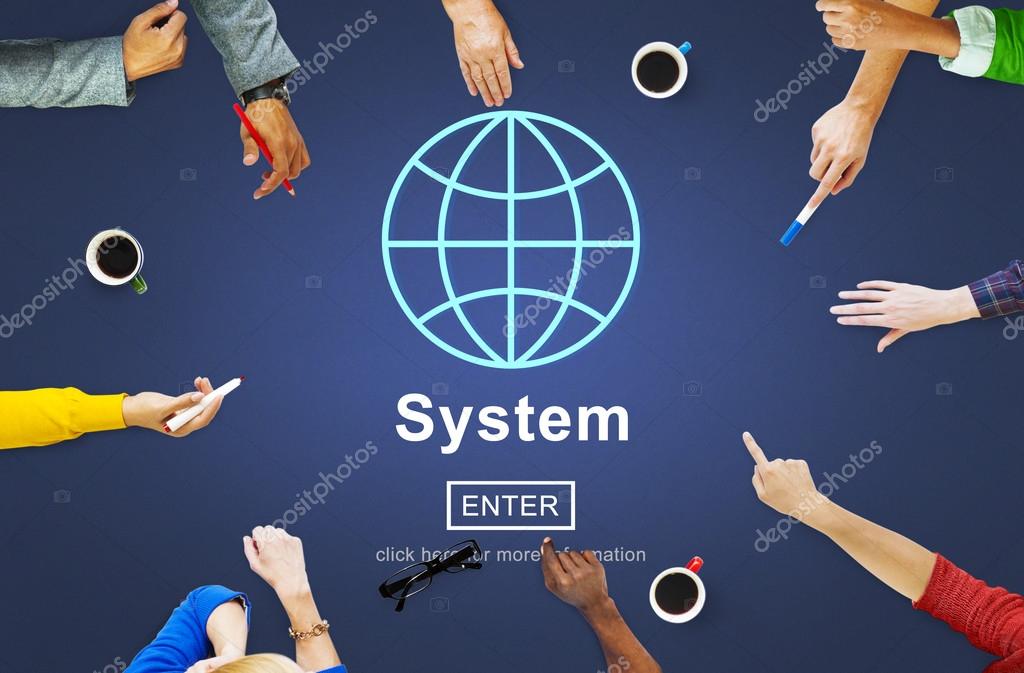 System Progress Production Structure Accessible Concept Stock Photo by ...