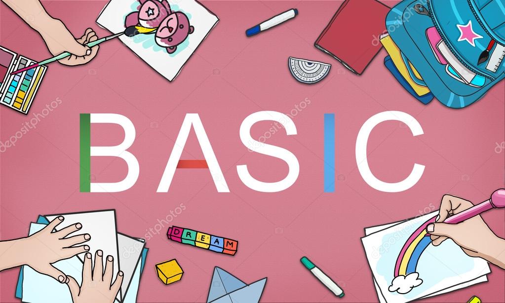 Background with text: Basic Stock Photo by ©Rawpixel 103666832