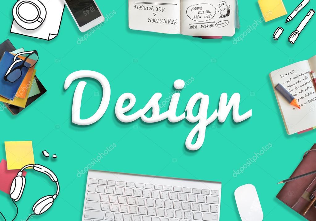 Background with text: Design Stock Illustration by ©Rawpixel #104637920