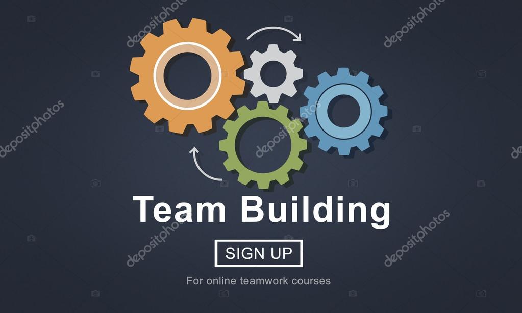 Template with team building concept Stock Photo by ©Rawpixel 104653402