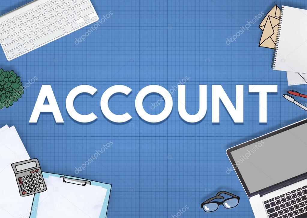 Background with text: Accounting Stock Photo by ©Rawpixel 105297310