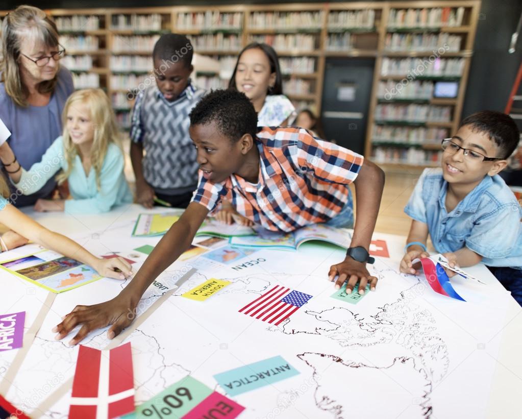 Pupils having lesson at school Stock Photo by ©Rawpixel 105670672