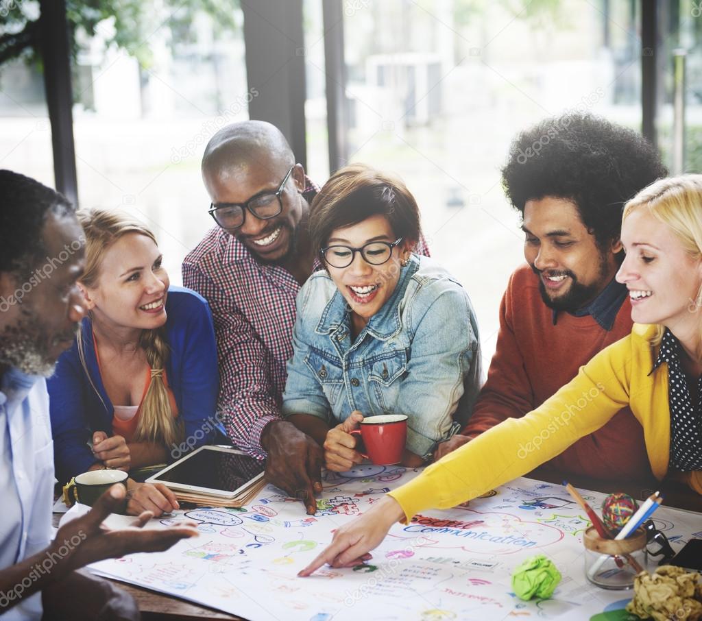 People brainstorming together Stock Photo by ©Rawpixel 105677144