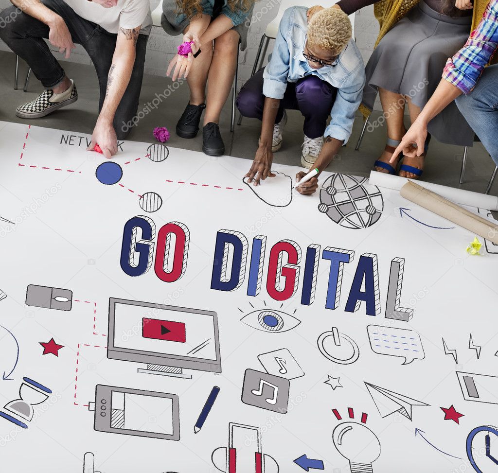 Diversity people and go digital Stock Photo by ©Rawpixel 105679396