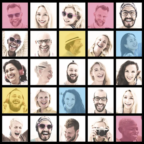 Set of People Faces Concept Stock Photo by ©Rawpixel 102494964
