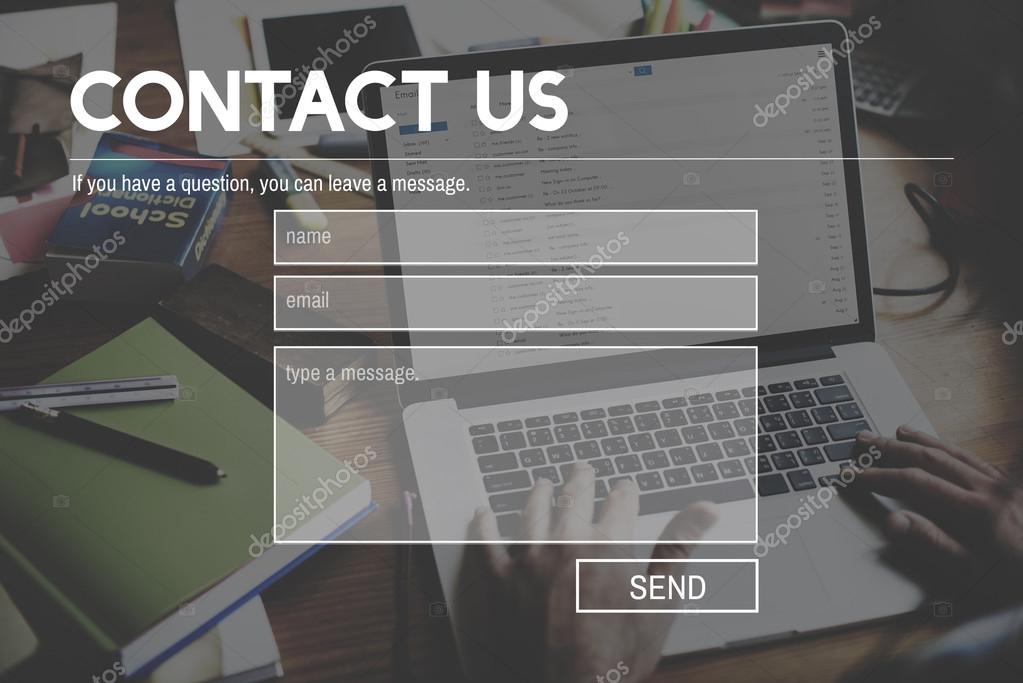 Contact Us, Call Service Concept — Stock Photo © Rawpixel #106429820
