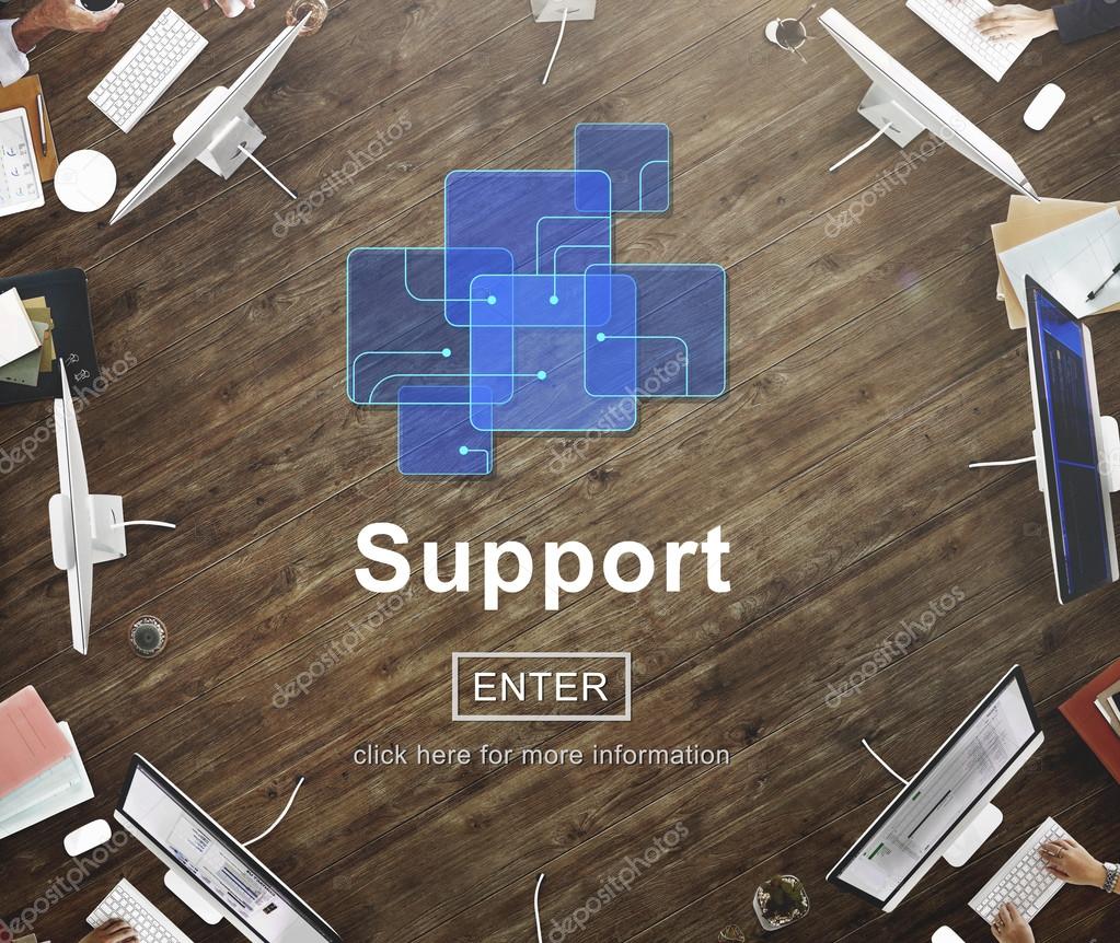 Eople using computers and Support Concept — Stock Photo © Rawpixel ...