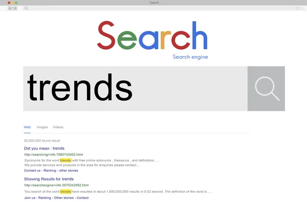 Concept of online search trends Stock Photos, Royalty Free Concept of ...